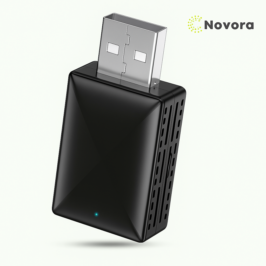NovaStream™ | Trådløs carplay- og Android Auto-adapter – Novora