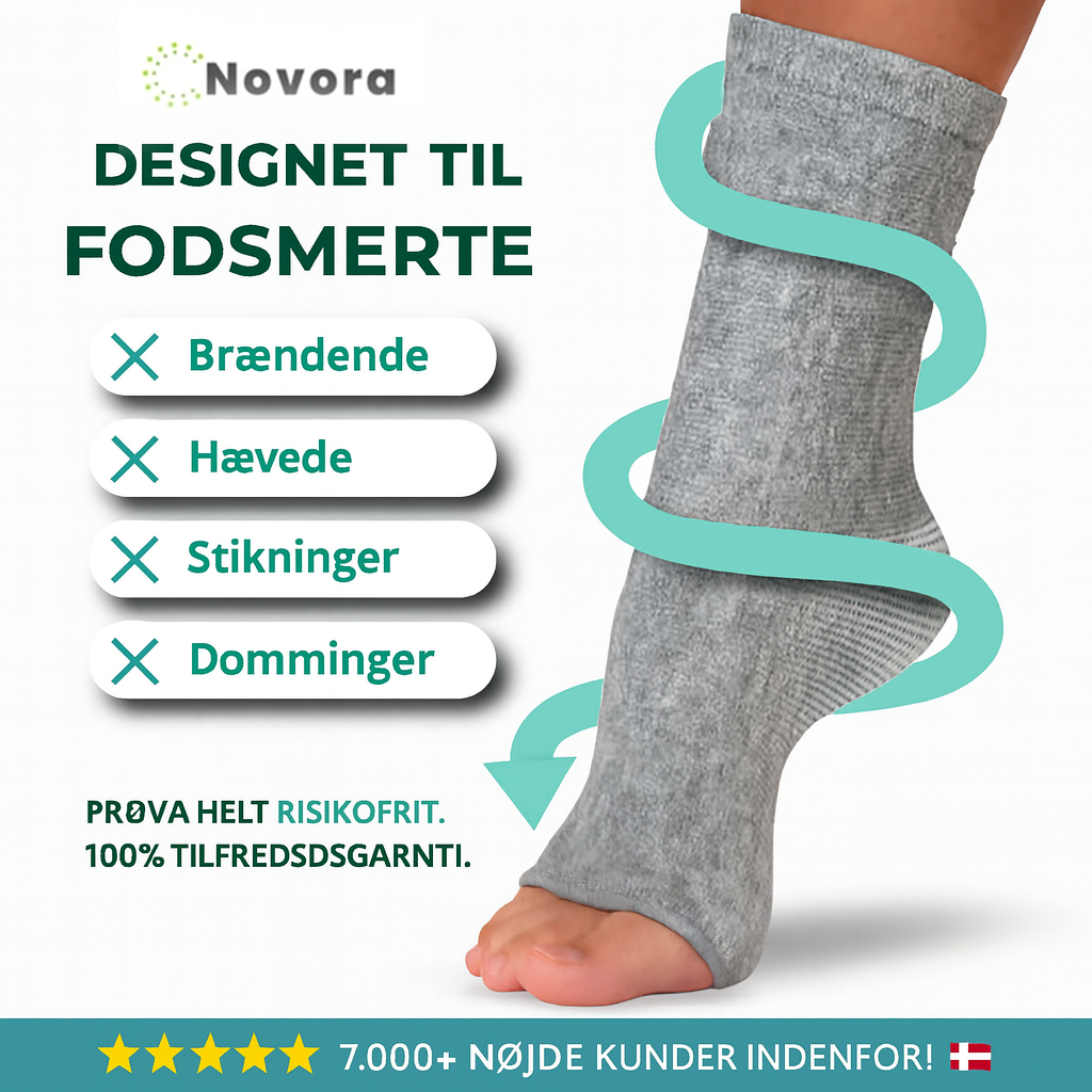 Nova Sock™ - Åndbar Komfort og Fugttransporterende Støtte til Fødderne ...